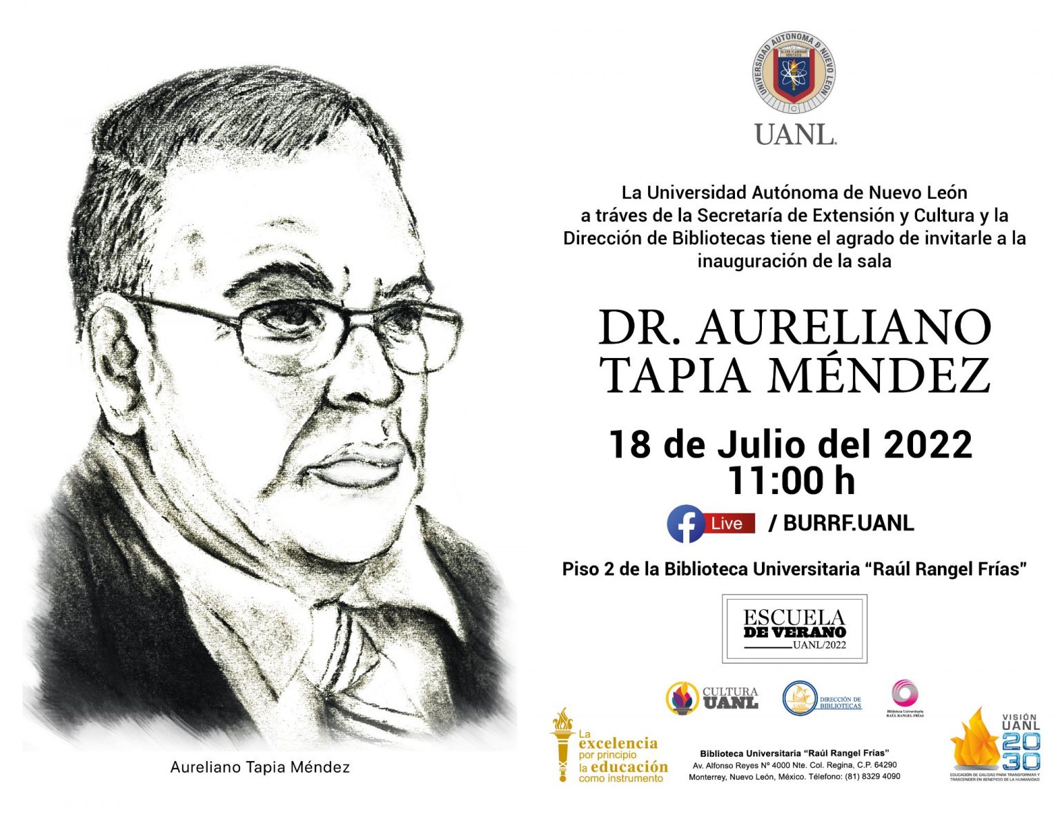Inauguración de la Sala Dr. Aureliano Tapia Méndez en la Biblioteca ...