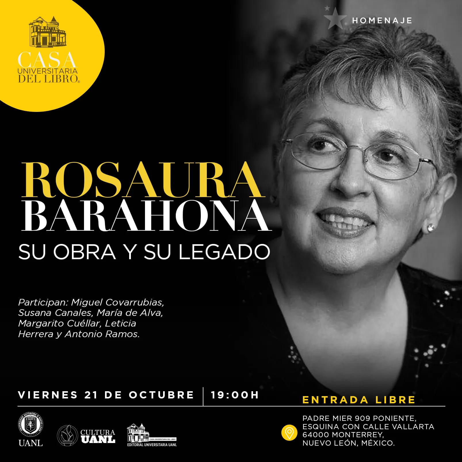 Homenaje a Rosaura Barahona. Su obra y su legado – Communicare